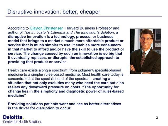 Deloitte innovacion health | PPT