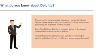 Deloitte Interview Questions And Answers | Top 45 Deloitte Interview Questions | Simplilearn | PPTX