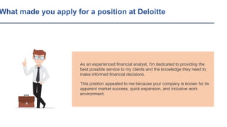 Deloitte Interview Questions And Answers | Top 45 Deloitte Interview Questions | Simplilearn | PPTX