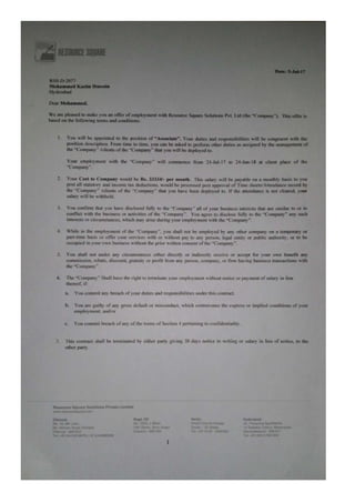 Deloitte offer | PDF