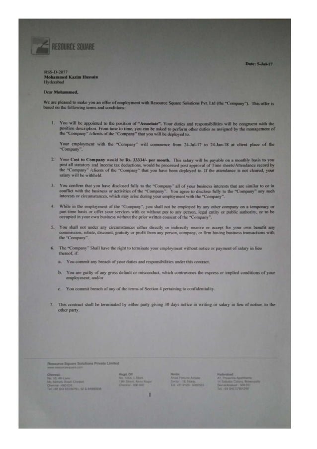 Deloitte offer | PDF