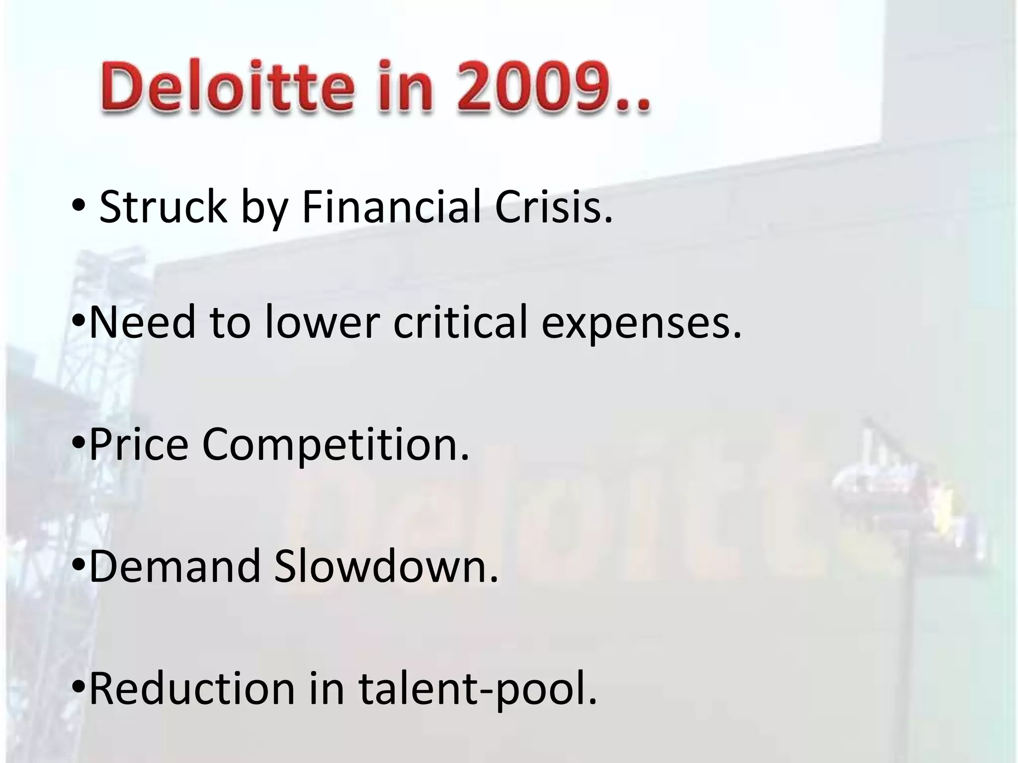 Deloitte presentation | PPT