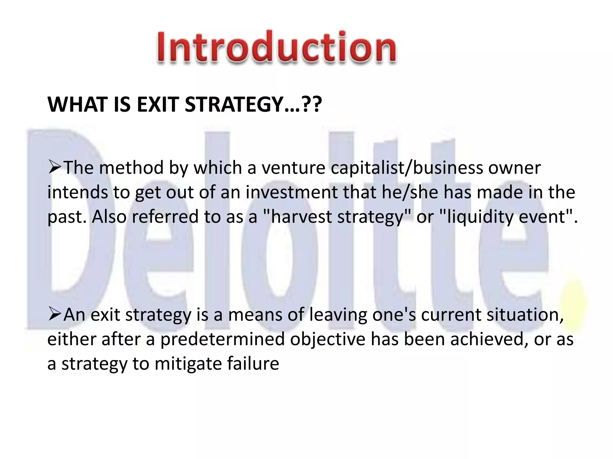 Deloitte presentation | PPT