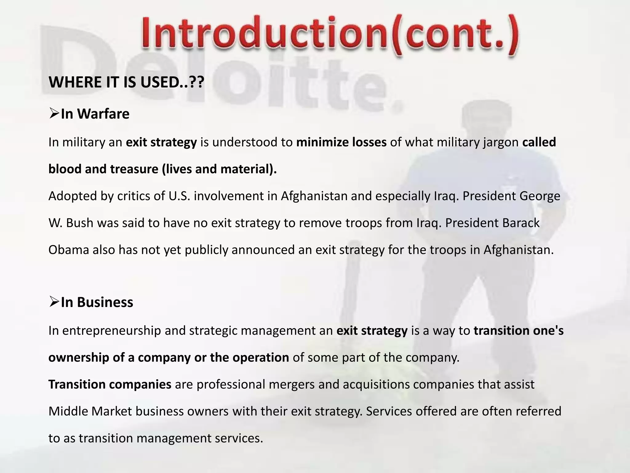 Deloitte presentation | PPT