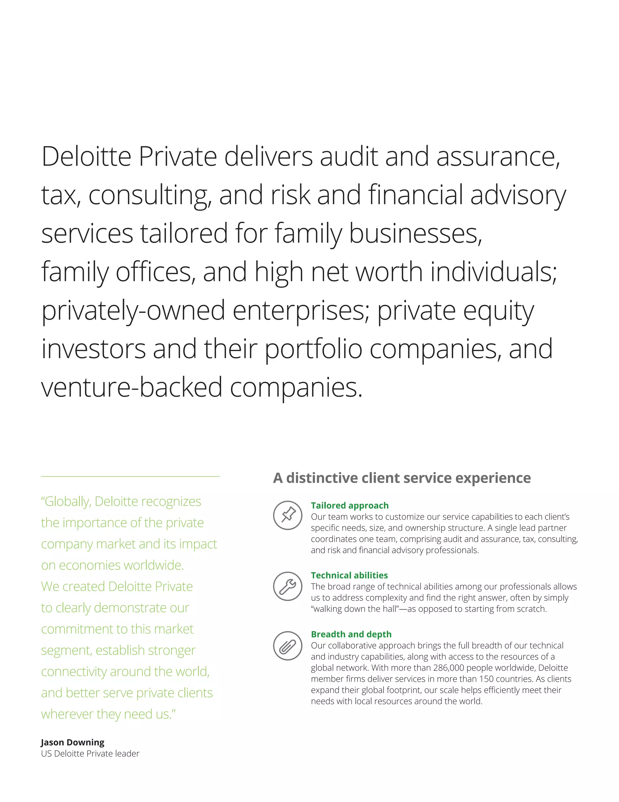 TEI Conference - Deloitte Private Brochure | PDF