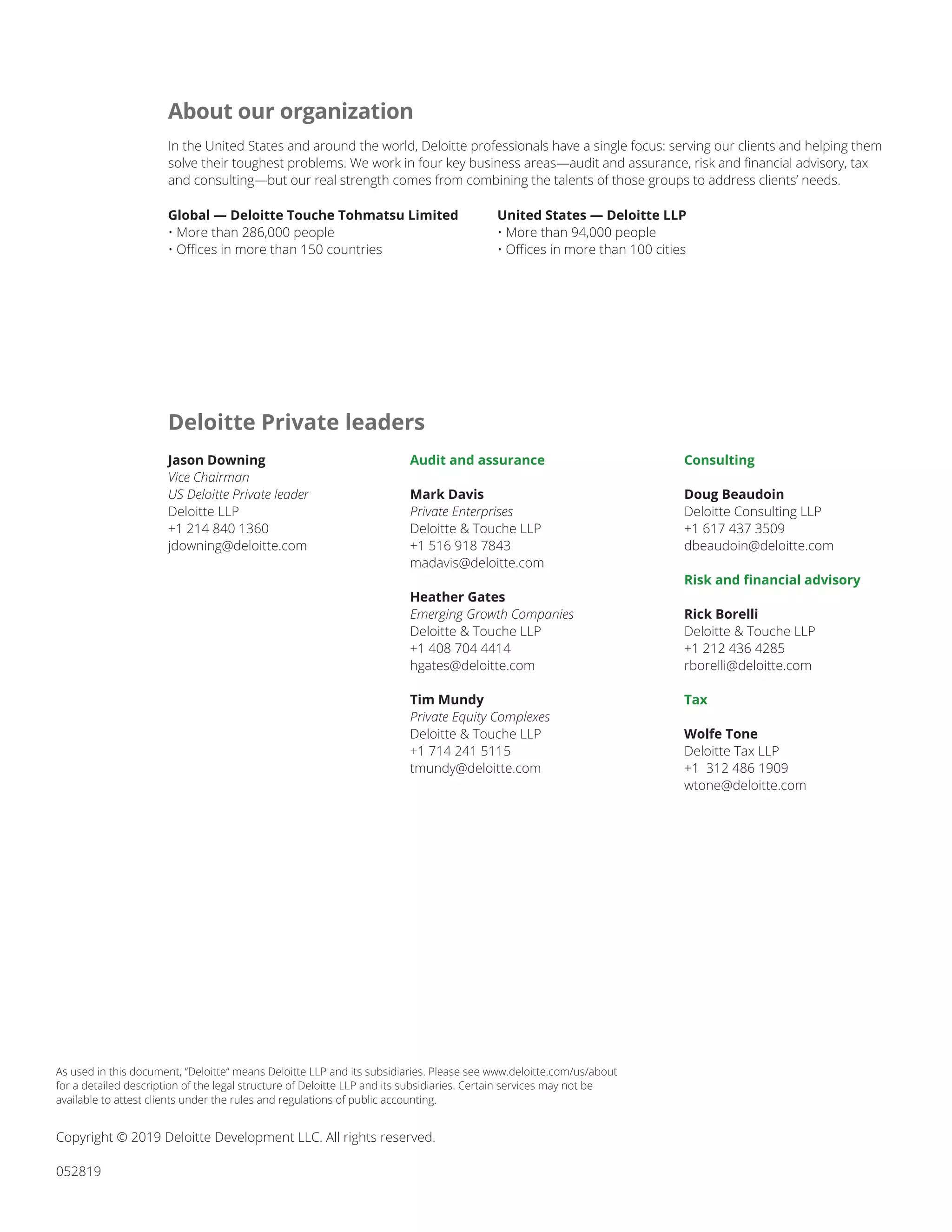 TEI Conference - Deloitte Private Brochure | PDF