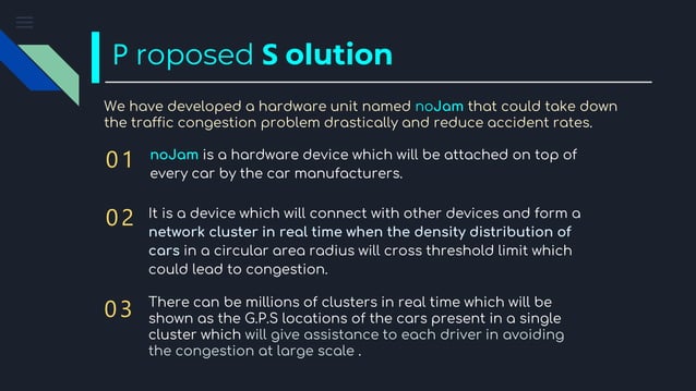 Real Time Traffic Congestion Avoidance Using Network Cluster Ppt