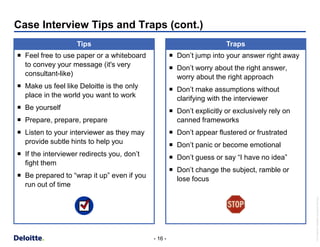 Deloitte proseminar presentation 09172013 | PDF | Management Consulting Industry | Industries