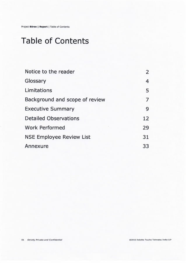 Deloitte Investigation Report | PDF | Free Download