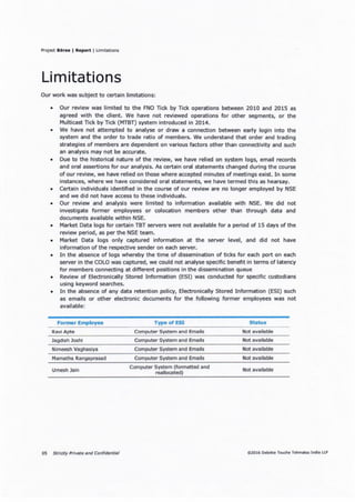 Deloitte Investigation Report | PDF