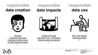 Practicing Data Science Responsibly | PPT