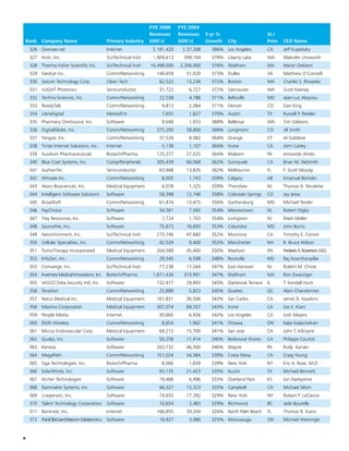 Deloittes 2009 Technology Fast 500™ Ranking | PDF
