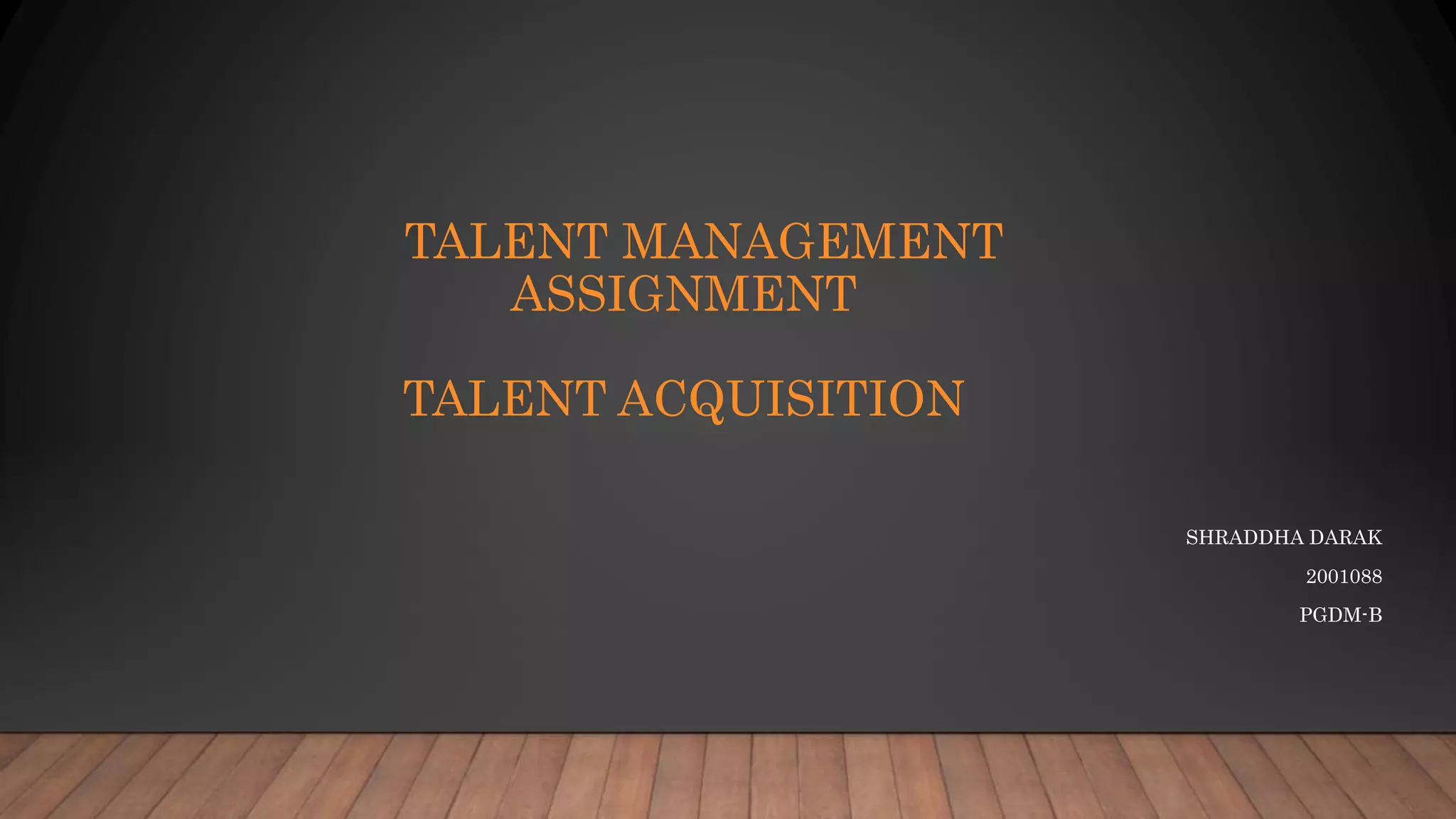 Deloitte talent acquisition | PPTX