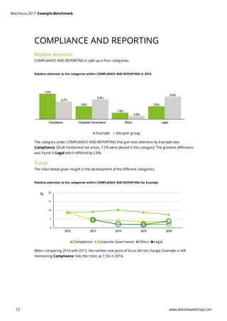 Deloitte webshop example Risk report benchmark company vs peers | PDF ...