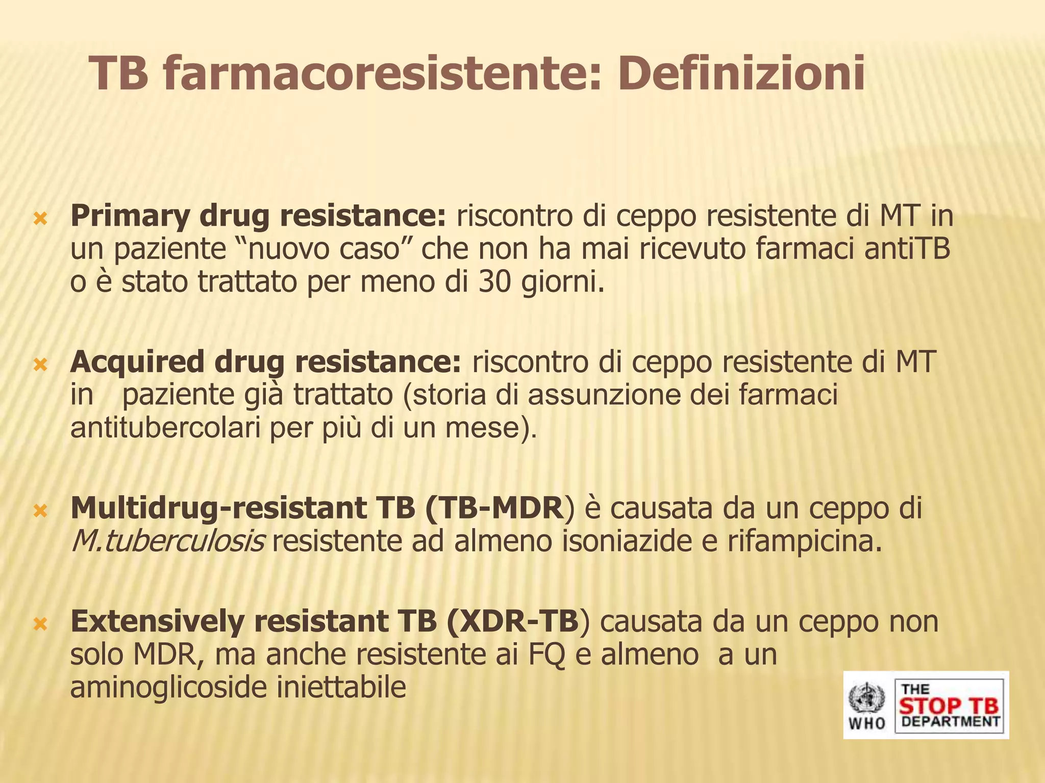 PPT De lorenzo "Multidrug-resistant TB" | PPTX