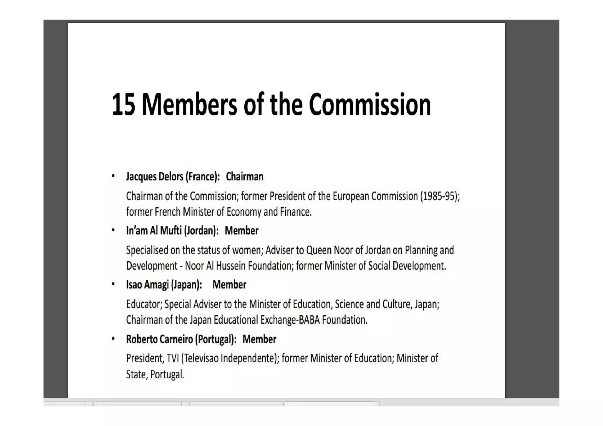 DELOR’S COMMISSION REPORT: FOUR PILLARS OF EDUCATION | PDF