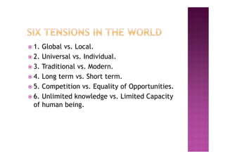 DELOR’S COMMISSION REPORT: FOUR PILLARS OF EDUCATION | PDF