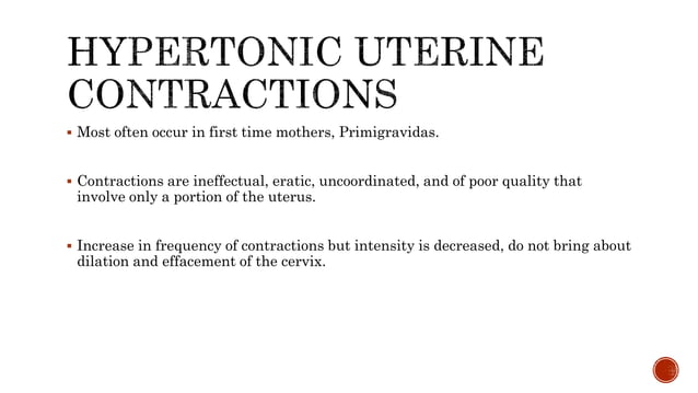 Delovino, Hypertonic uterine contractions.pptx