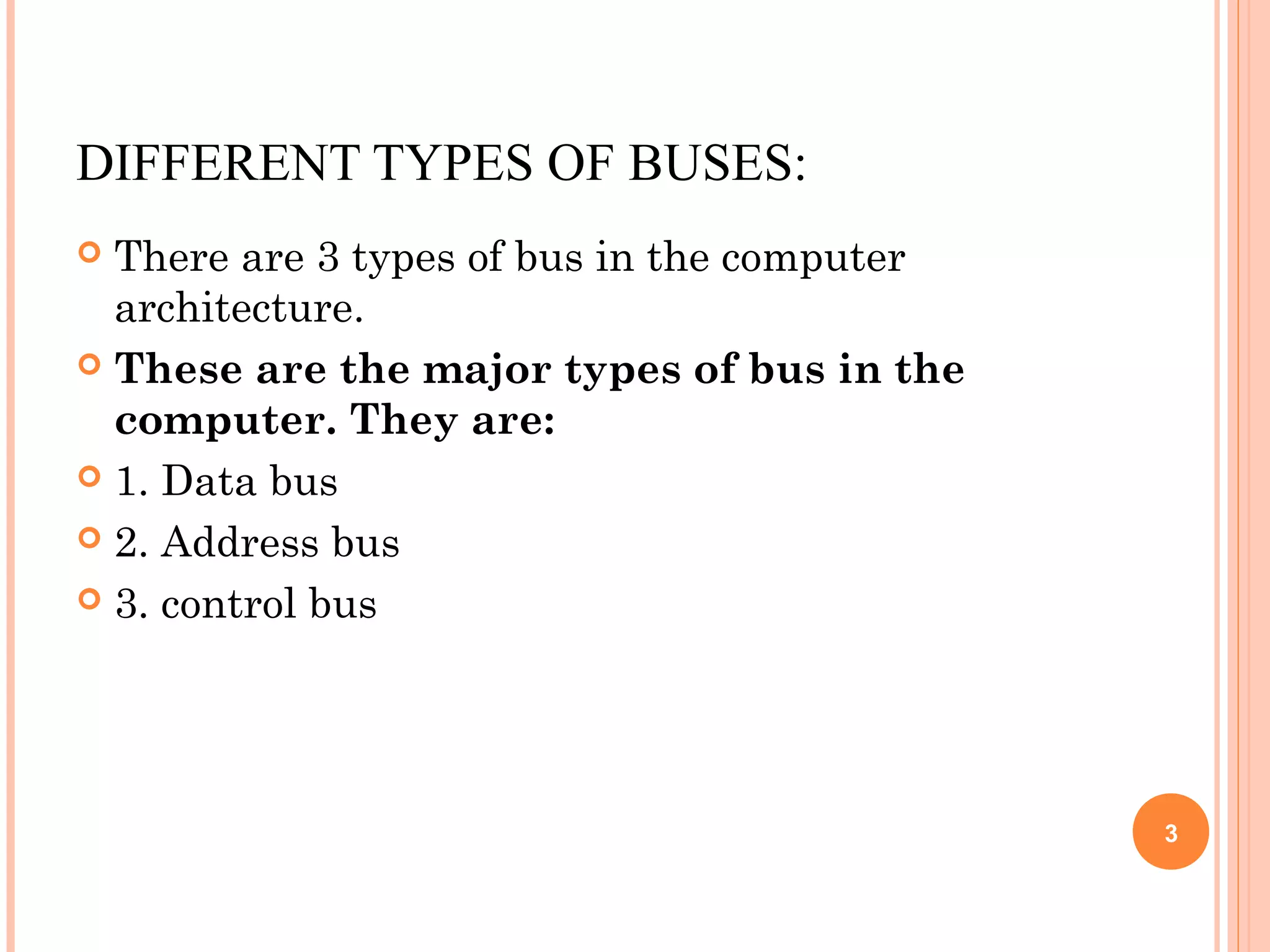 Different type of buses | PPT