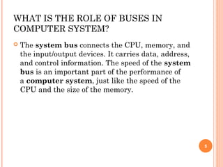 Different type of buses | PPT