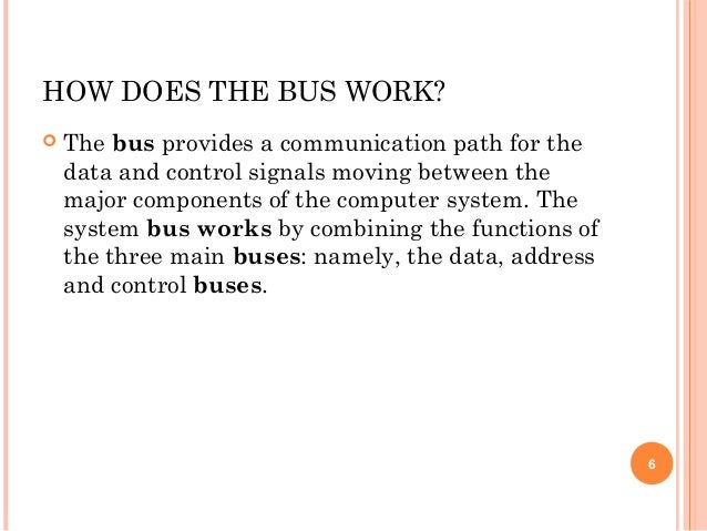 Different type of buses