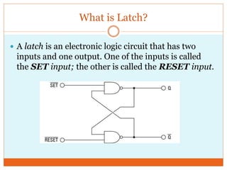 Latch and Counter | PPTX