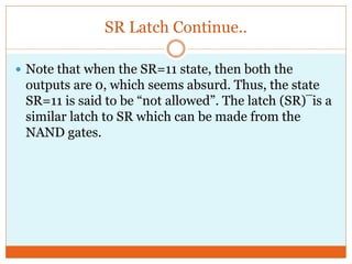 Latch and Counter | PPTX