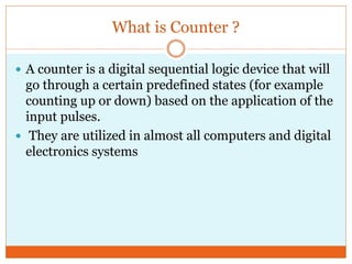 Latch and Counter | PPTX