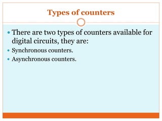 Latch and Counter | PPTX