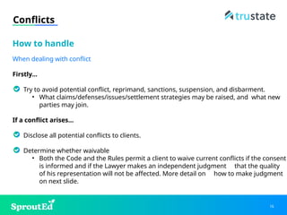 Ethical Conflicts in Estate Administration and Planning | PPTX