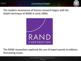 Delphi Method in Foresight | PPT