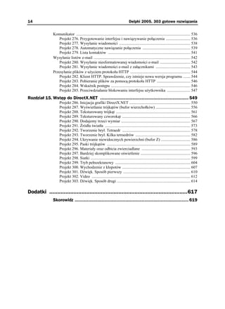 Delphi 2005. 303 gotowe rozwiązania | PDF