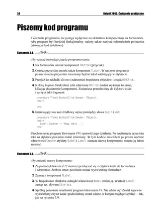 Delphi 2005. Ćwiczenia praktyczne | PDF