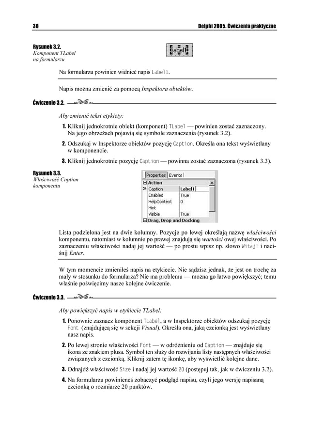 Delphi 2005. Ćwiczenia praktyczne | PDF | Programming Languages | Computing