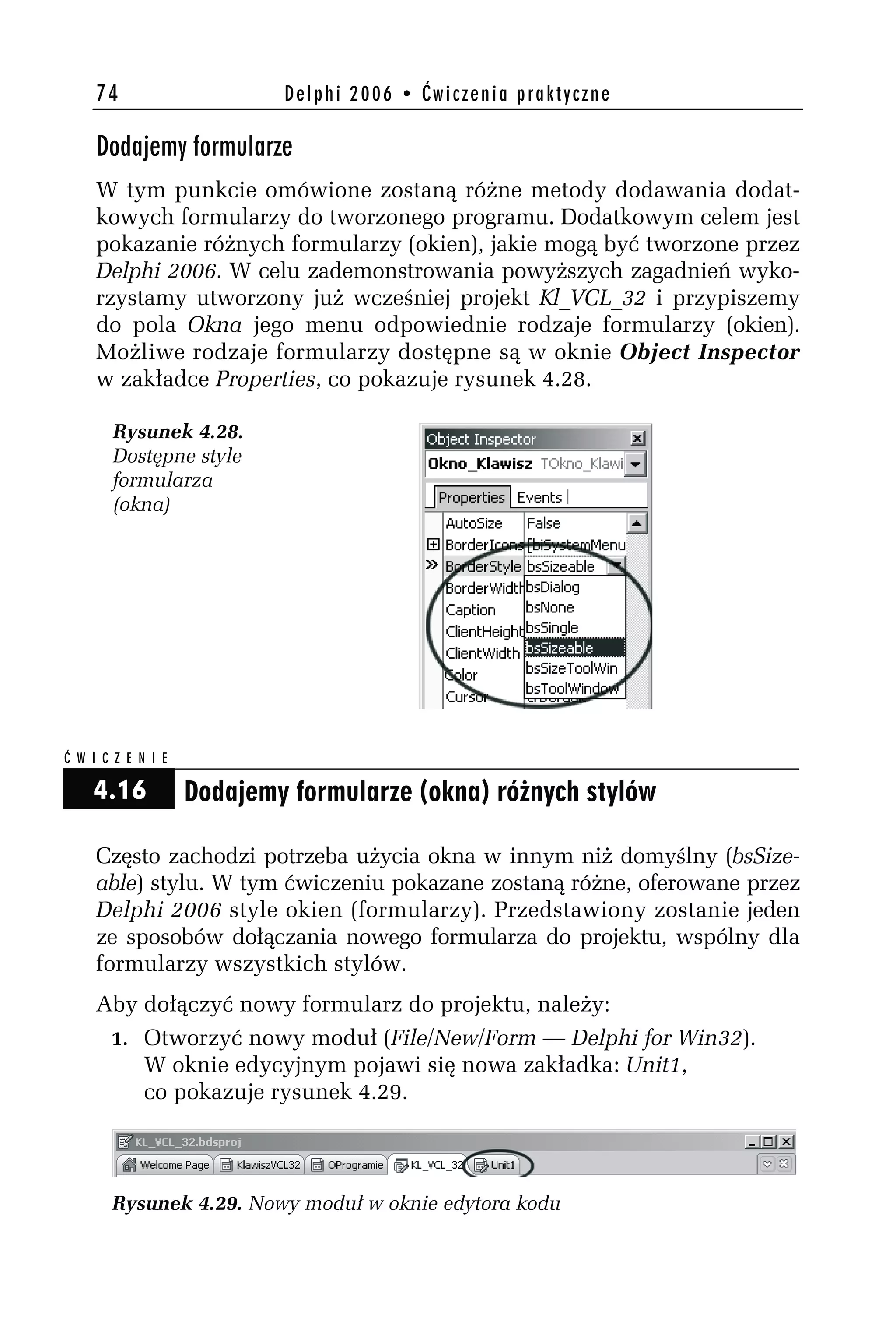 Delphi 2006. Ćwiczenia praktyczne | PDF