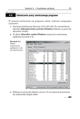 Delphi 2006. Ćwiczenia praktyczne | PDF