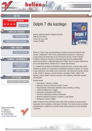Delphi 7 dla każdego | PDF