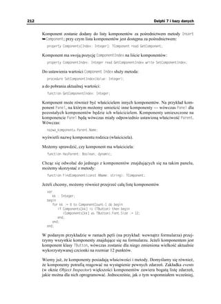 Delphi 7 i bazy danych | PDF | Databases | Computer Software and Applications