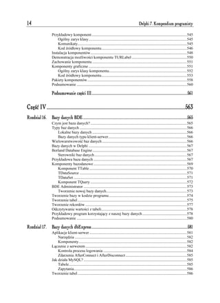 Delphi 7. Kompendium programisty | PDF