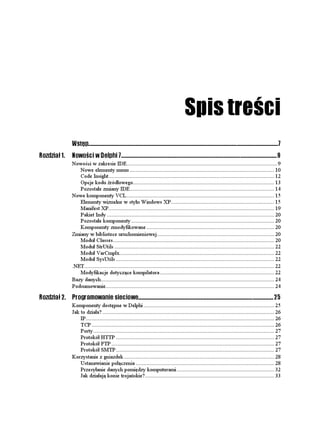 Delphi 7. Ćwiczenia zaawansowane | PDF