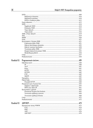 Delphi 8 .NET. Kompendium programisty | PDF | Programming Languages | Computing