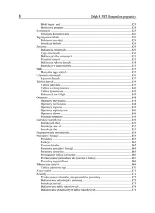 Delphi 8 .NET. Kompendium programisty | PDF | Programming Languages | Computing