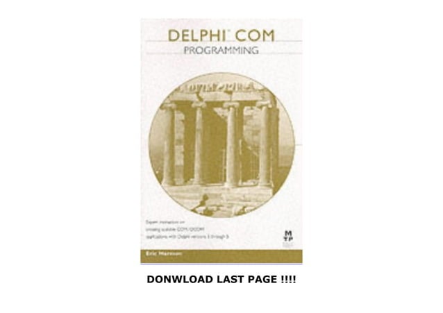 Delphi COM Programming | PDF