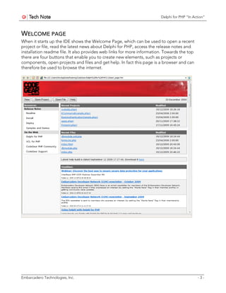 Delphi for PHP “In Action” | PDF | Programming Languages | Computing
