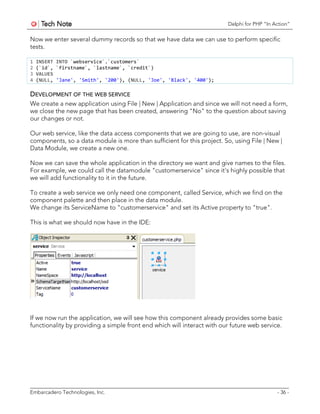 Delphi for PHP “In Action” | PDF