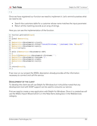 Delphi for PHP “In Action” | PDF