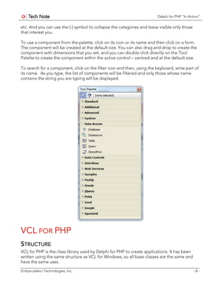 Delphi for PHP “In Action” | PDF
