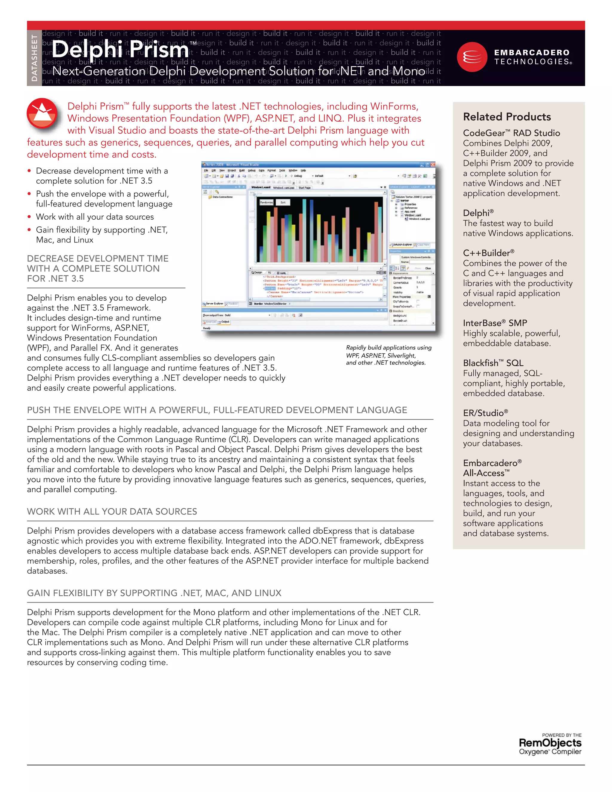 Delphi Prism Datasheet 2009 | PDF