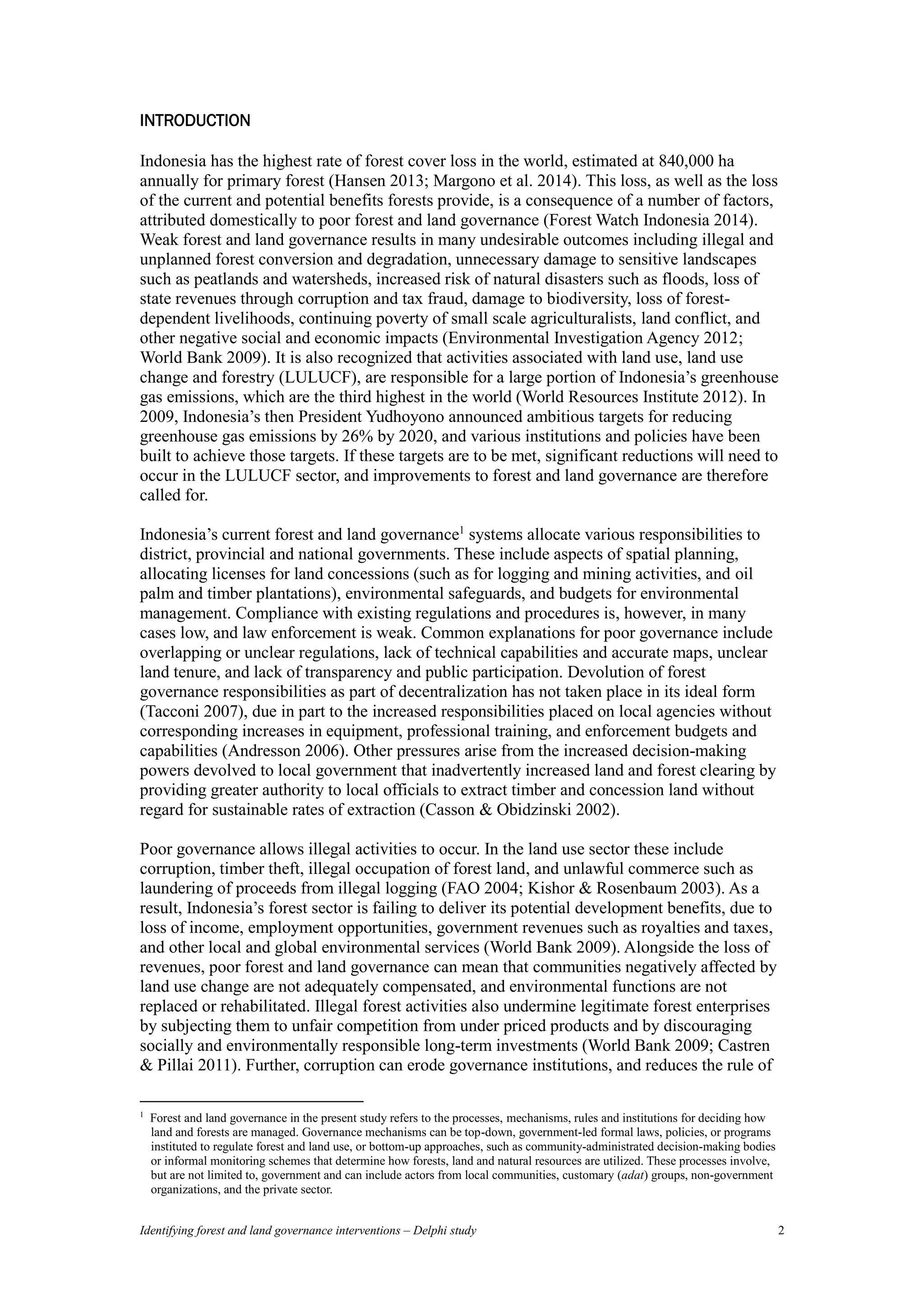 Delphi study-improving-forest-and-land-governance | PDF | Environment | Science