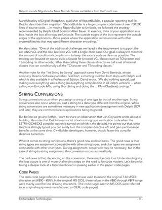 Delphi unicode-migration | PDF